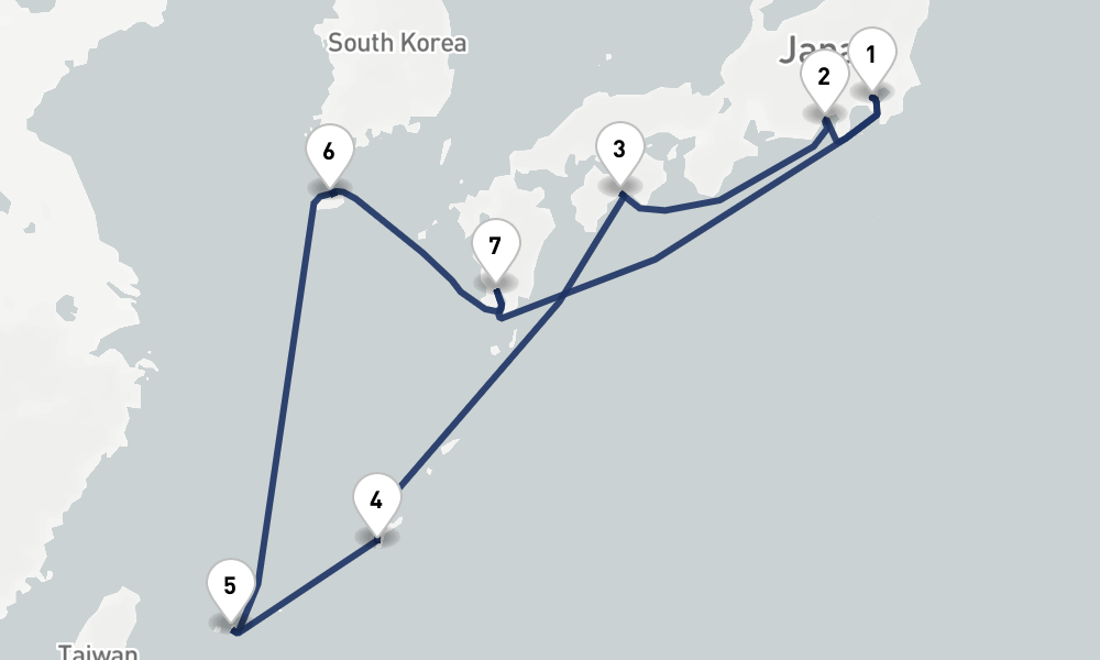 2024/03/28発 12 nights / 13 days, Yokohama (Tokyo, Japan) Round trip #1216406 | Cruisemans